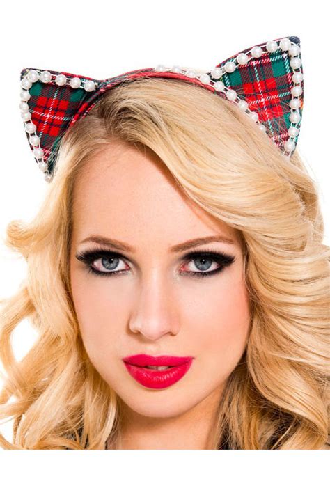 Pearl Cat Ear Headband Comes In 3 Colours Siren Doll