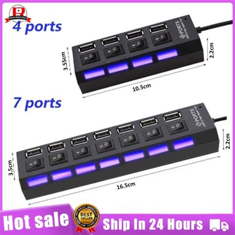 Remix Digital Usb 20 Hub Multi Usb Splitter Hub Use Power Adapter 47