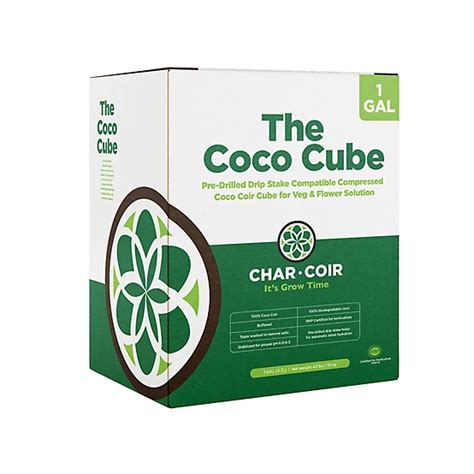 Char Coir 32 Count Coco Cube 1 Gal Rhp Certified Compressed Coco Coir
