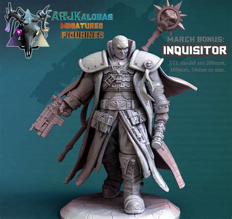 Inquisitor Warhammer 3d Model