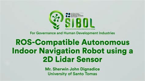 Ros Compatible Autonomous Indoor Navigation Robot Using A 2d Lidar Sensor Youtube