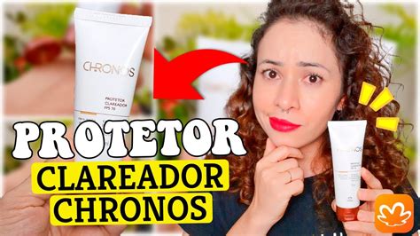 PROTETOR CLAREADOR NATURA CHRONOS FPS 70 CLARO MÉDIO NÃO COMPRE