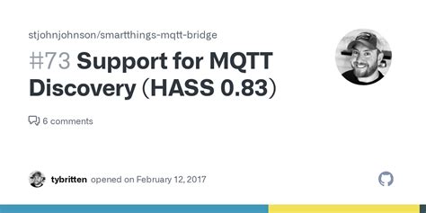 Support For MQTT Discovery HASS Issue Stjohnjohnson Smartthings Mqtt Bridge GitHub