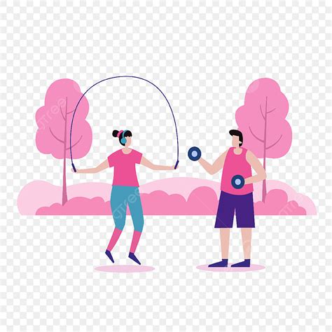 줄넘기 스포츠 일러스트 커플 운동 여자 줄넘기 남자 접촉 아령 이모티콘 일러스트 집 일러스트 줄넘기 운동 부부 Png 일러스트 및 벡터 에 대한 무료 다운로드