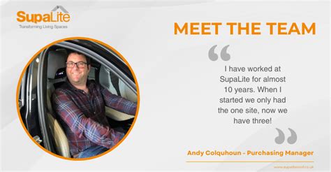 Meet The Team Spotlight Andy Colquhoun Supalite Tiled Roof Systems