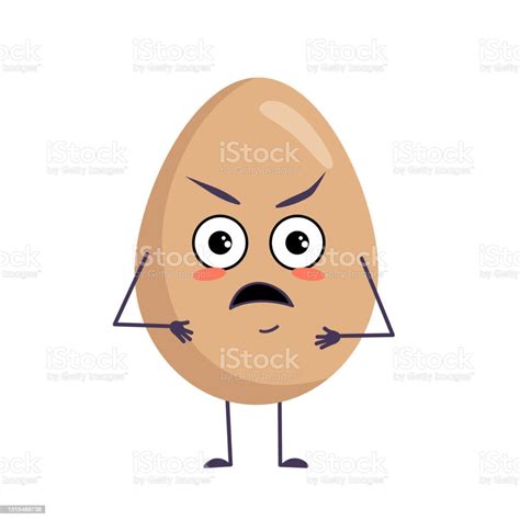 화가 감정 얼굴 팔과 다리를 귀여운 계란 문자 행복한 부활절 장식 재미 있거나 심술 궂은 음식 영웅 가공의 인물에 대한 스톡