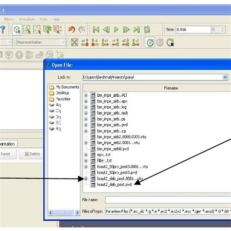 Open A Pvd File In Paraview Download Scientific Diagram