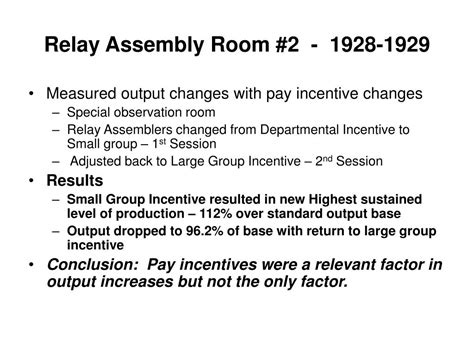 What Is Relay Assembly Test Room Experiment At Lois Horning Blog