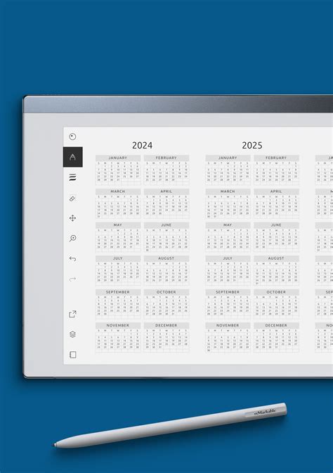 Download Printable 3 Year Calendar Template Original Style