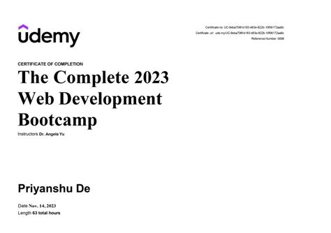 Priyanshu De On Linkedin Fullstackdevelopment Udemy