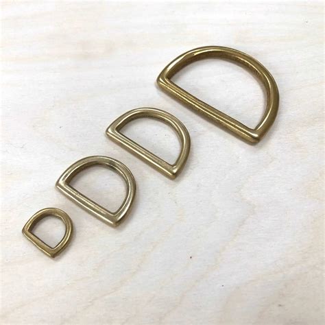 Solid Brass D Rings Uk British Leather Supplies