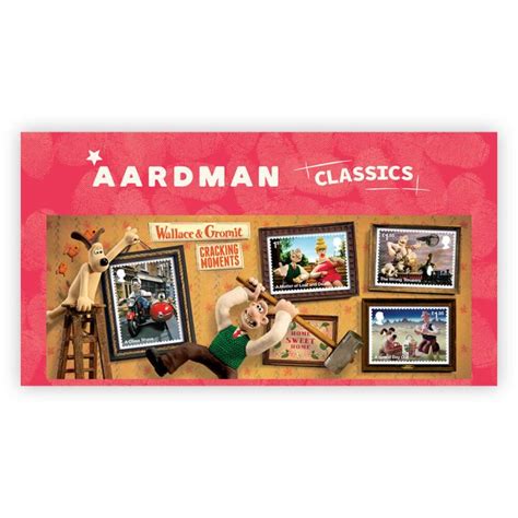 Aardman Classics Wallace And Gromit Set Royal Mail