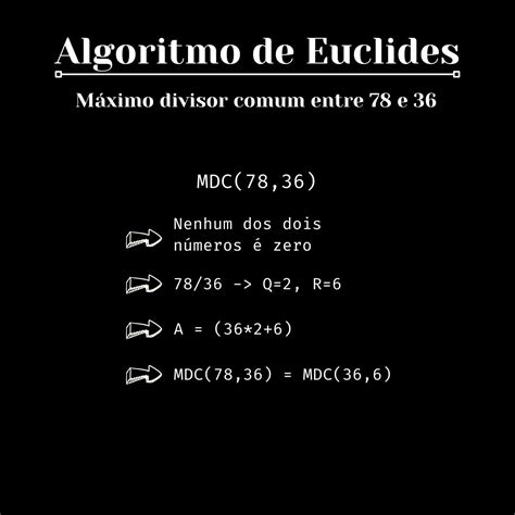 O Algoritmo De Euclides Recentemente Enquanto Resolvia Alguns