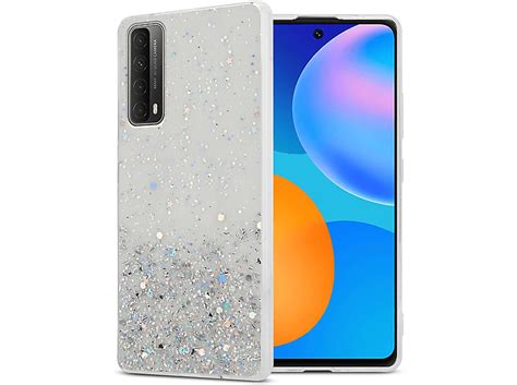 Funda para móvil CADORABO Funda protectora con purpurina brillante Compatible con Huawei P
