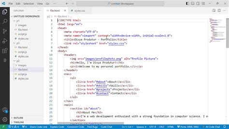 Divya Produtur On Linkedin Webdevelopment Portfolio Internship