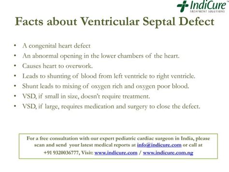Vsd Treatment In India Procedures And Cost Ppt