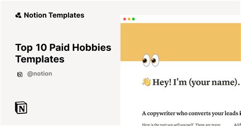 Top 10 Paid Hobbies Templates Notion Template Marketplace Top 10 Paid Hobbies Templates Notion Template Marketplace