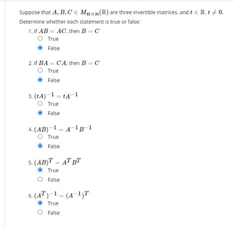 Solved Suppose That Abc∈mn×nr Are Three Invertible
