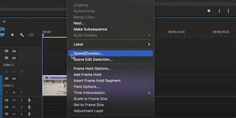 How To Speed Up A Clip In Premiere Using Speed Ramp MASV