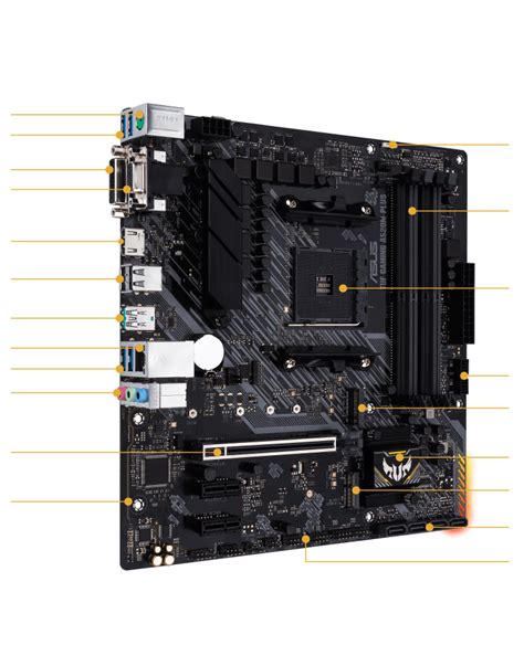 Asus TUF Gaming A520M PLUS AM4 A520 DDR4 USB 3 2 SATA3 ToniX Computer
