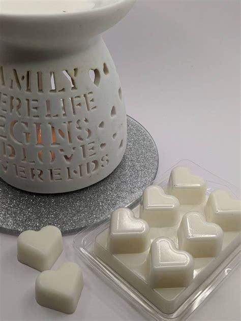 Clamshell Wax Melts Heart Shaped Wax Melts Uk Perfume Etsy
