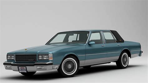 Chevrolet Caprice Classic 1989 3d Model Cgtrader