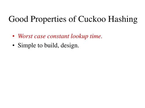 Ppt Cuckoo Hashing And Cams Powerpoint Presentation Free Download