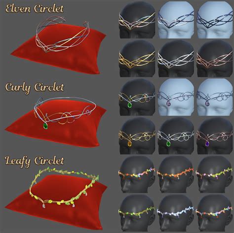 Elegant Circlets For Genesis 8 Female Freebies Daz 3D