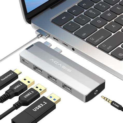 Usb C Hub Adapter For Macbook Proair M1 M2 13 14 15 India Ubuy