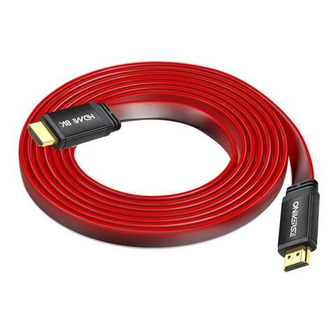 Oniverse Hdmi Led Cable 8k Red Nordic Game Supply