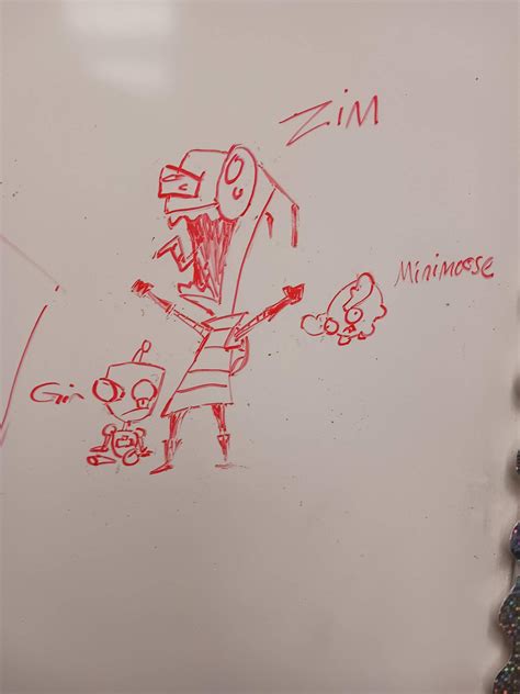 Invader Zim Doodles From Choir Class Cartoon Amino