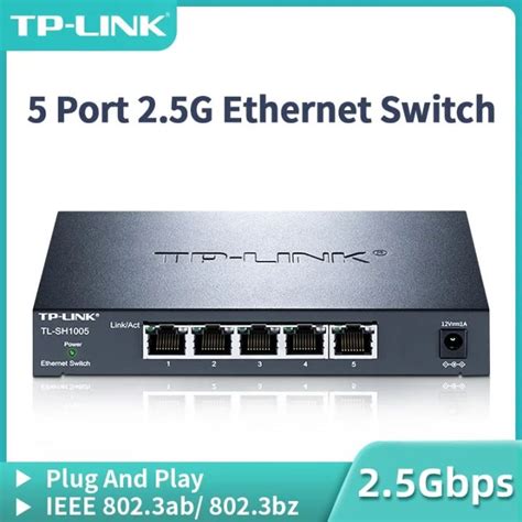 Tp Link 5 Port 2 5g Ethernet Switch 2 5gbase T Network Switcher Rj45