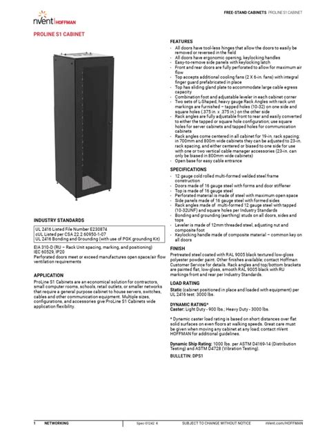 Spec 01242 Pdf Door Manufactured Goods