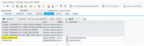 Object Oriented Abap 5 Creating Global Class In Sapgui Editor