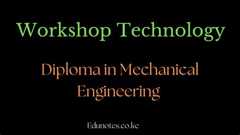 Workshop Technology Past Papers Download Pdf Edu Notes