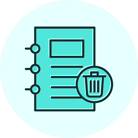 Notes Delete Vecto Icon 38184382 Vector Art At Vecteezy