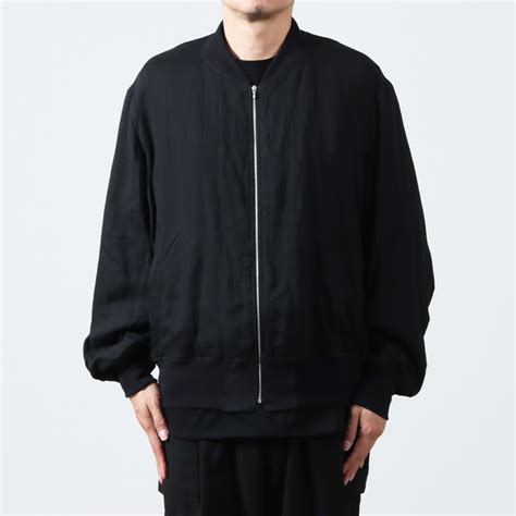 Comoli コモリ リネンwクロス ジップブルゾン
