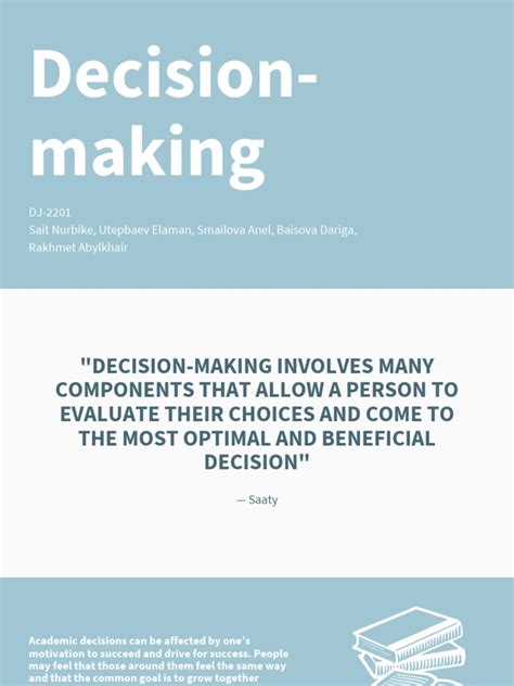 Decision Making Pdf