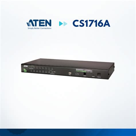 Jual Aten Cs1716a 16 Port Ps 2 Usb Vga Kvm Switch With Daisy Chain Port And Usb Peripheral