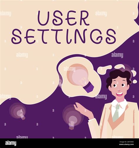 Text Caption Presenting User Settings Business Overview Configuration Of Appearance Operating