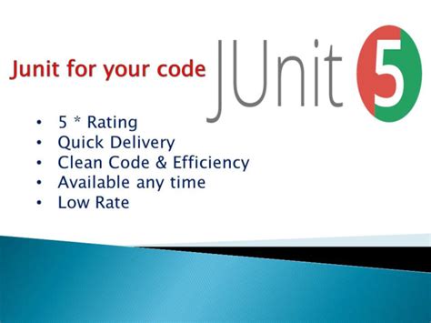 do junit program for your unit testing by partha07694 fiverr