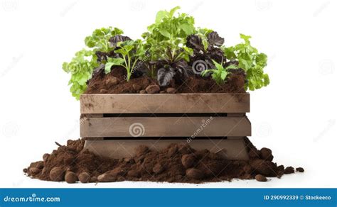 Stackable Compost Bin Sustainable Gardening Solution For Happy Plants Stock Illustration