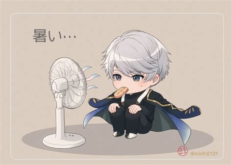 Hot Day 💦 Solomon Chibi ♡ Obey Art Obey Me Chibi