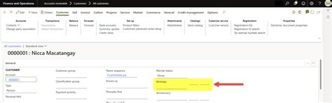 Customer Field Not Correctly Aligned Dynamics Communities