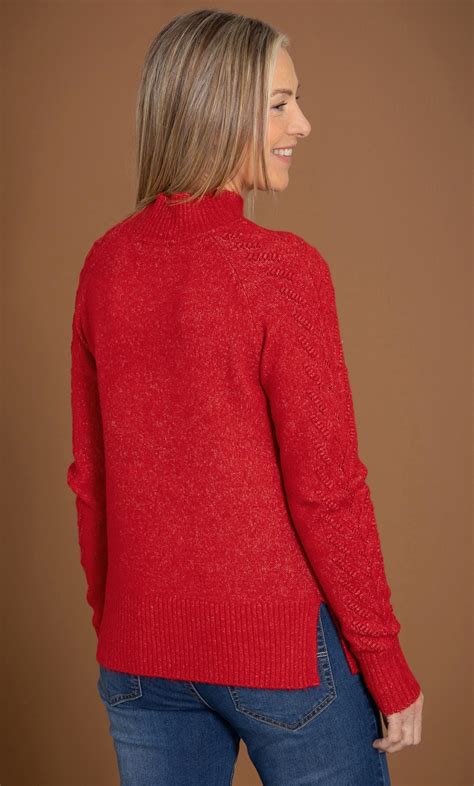 Anna Rose Jumper In Red Klass
