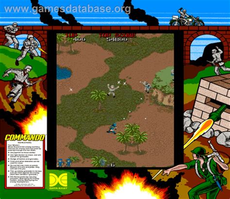 Commando Arcade Artwork Artwork