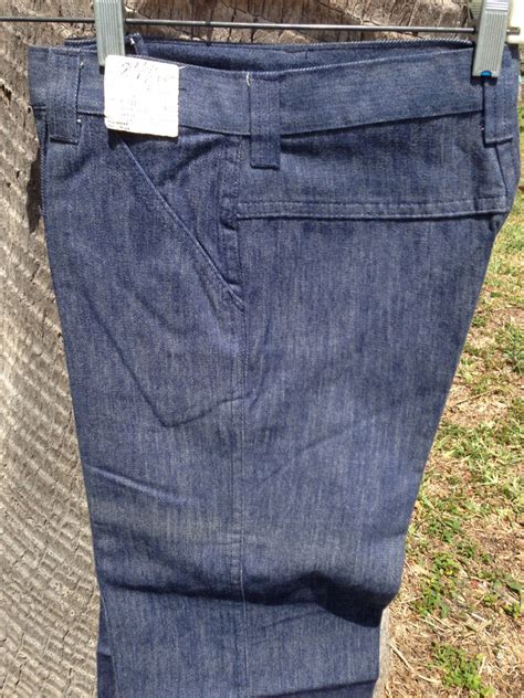 Hip Hugger 1573 70s Boot Cut Denim Jeans Zodiacs Vintage Clothing
