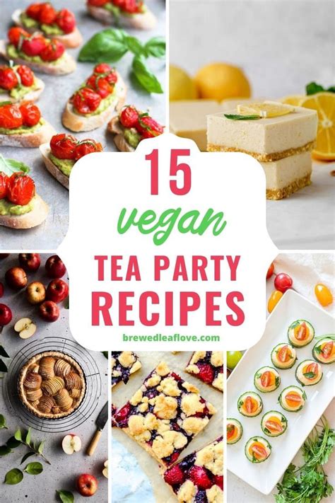 Vegan Tea Party Menu Ideas
