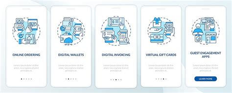 Contactless Solution Examples Onboarding Mobile App Screen Banner Template Download On Pngtree