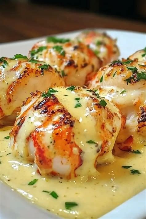 Creamy Garlic Butter Lobster Tails Recipe